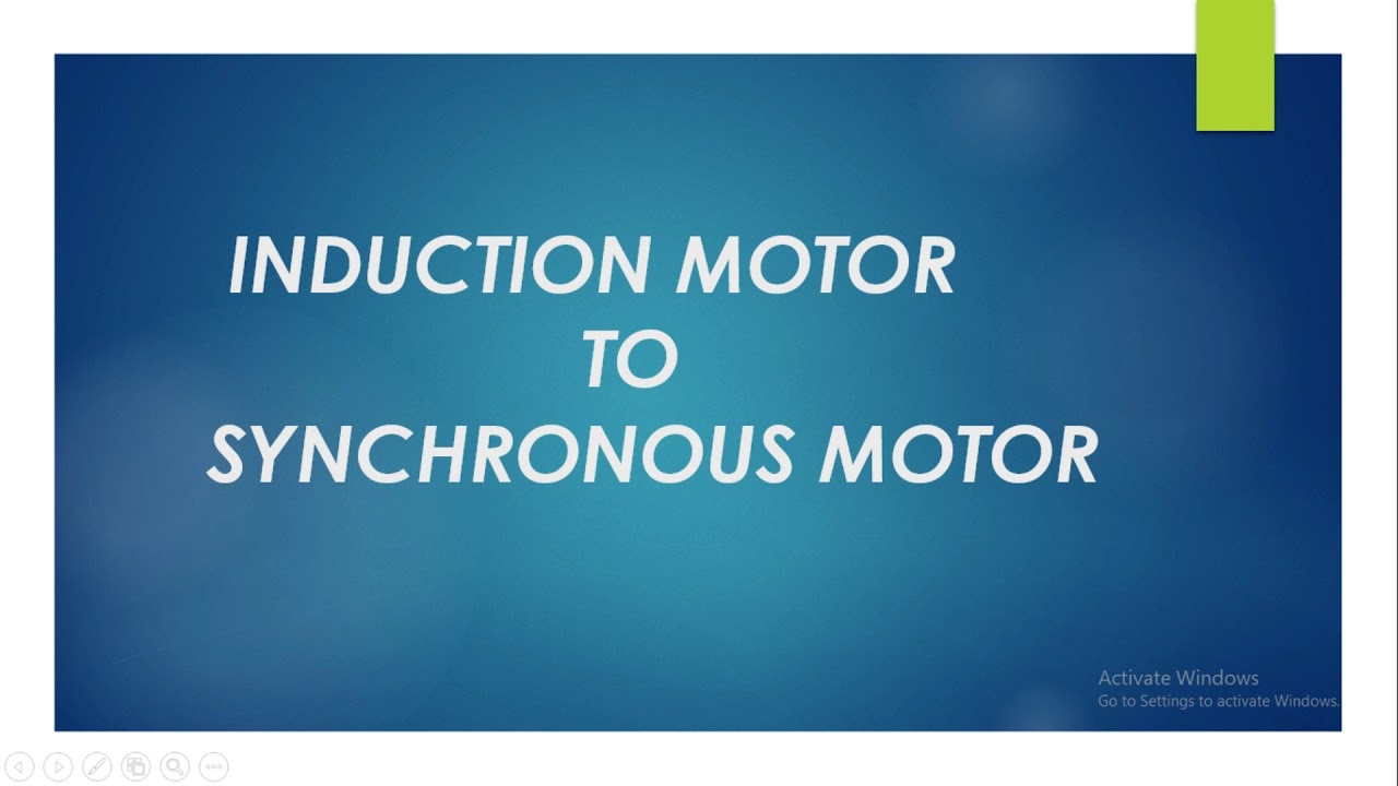 How Induction motor run in synchronous speed ...... Most important ...