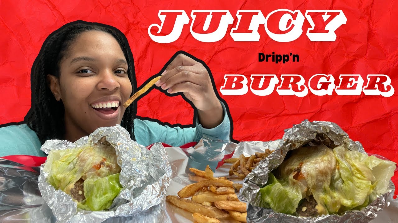 Five Guys Mukbang | Lettuce Burger & Fries *Slurping* *Chewing ...