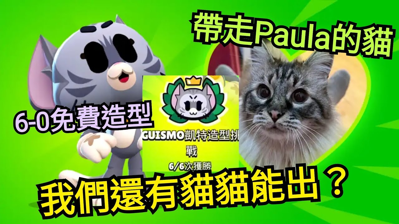 【貓貓挑戰#3】花式貓咪組合連發！6-0通關Guismo凱特造型挑戰！貓貓挑戰成功 漂亮收尾！#三排🐱 - YouTube