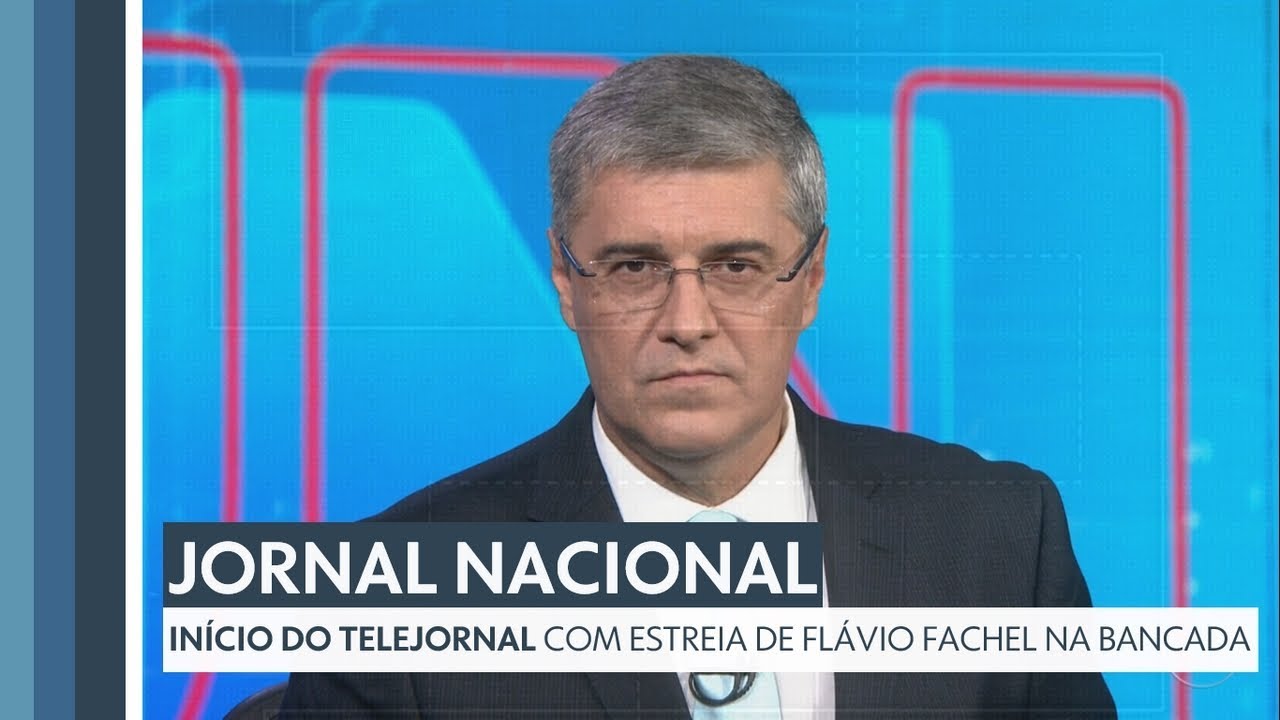 Estreia de Flávio Fachel no "Jornal Nacional" (19/01/2019) - YouTube