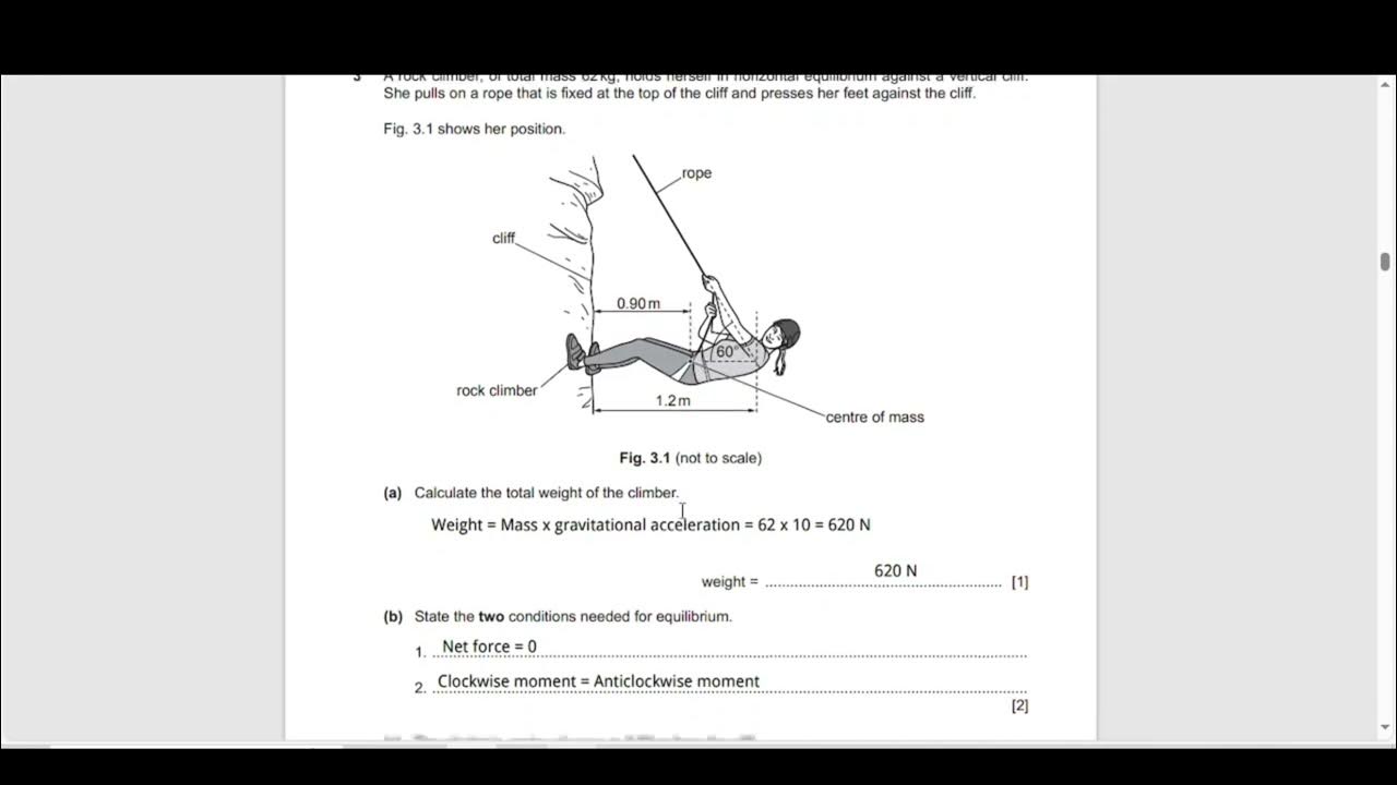 GCSE (IGCSE) Physics - Solving Turning effects of forces (moments ...