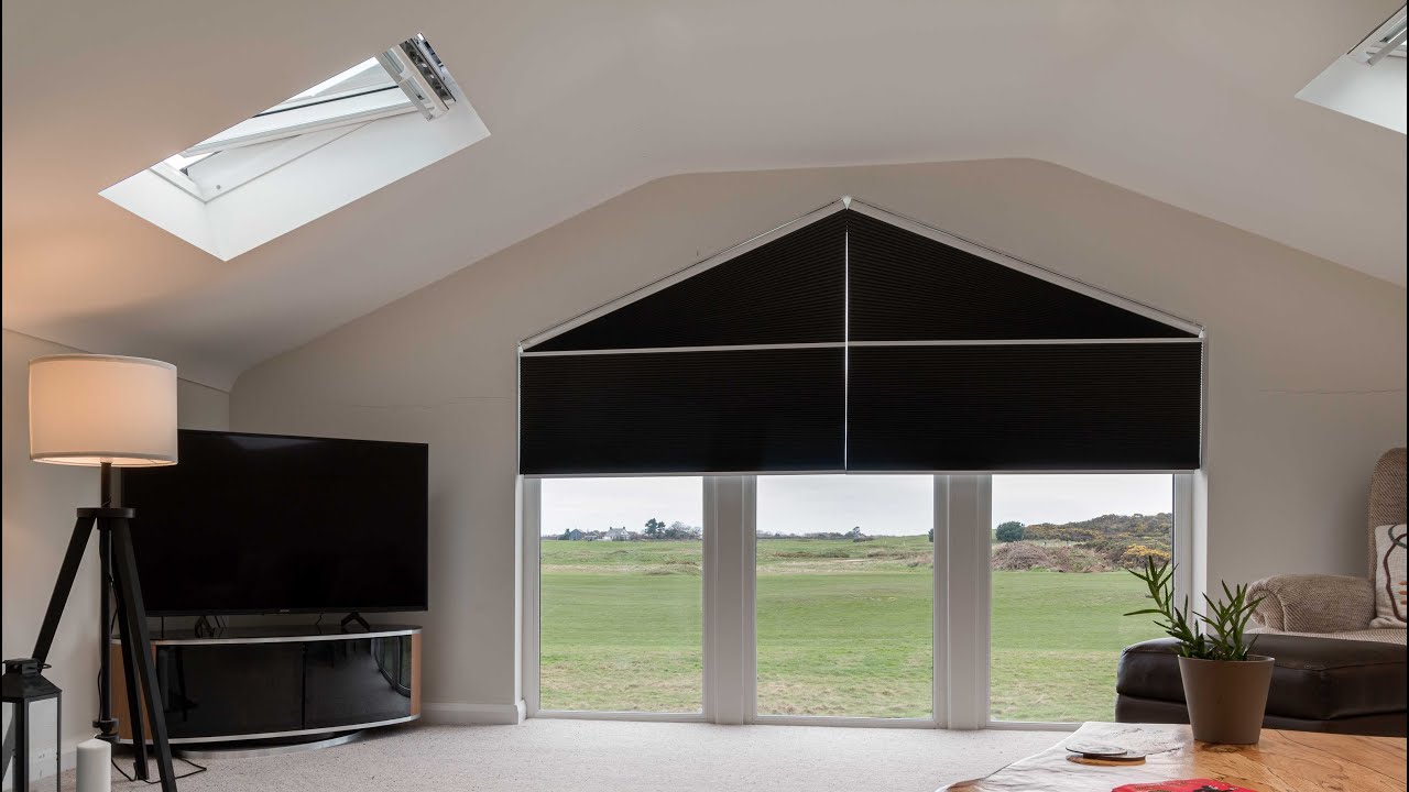 Gable-end Blinds our stunning bespoke SonaApex Gable-end Blinds - for ...