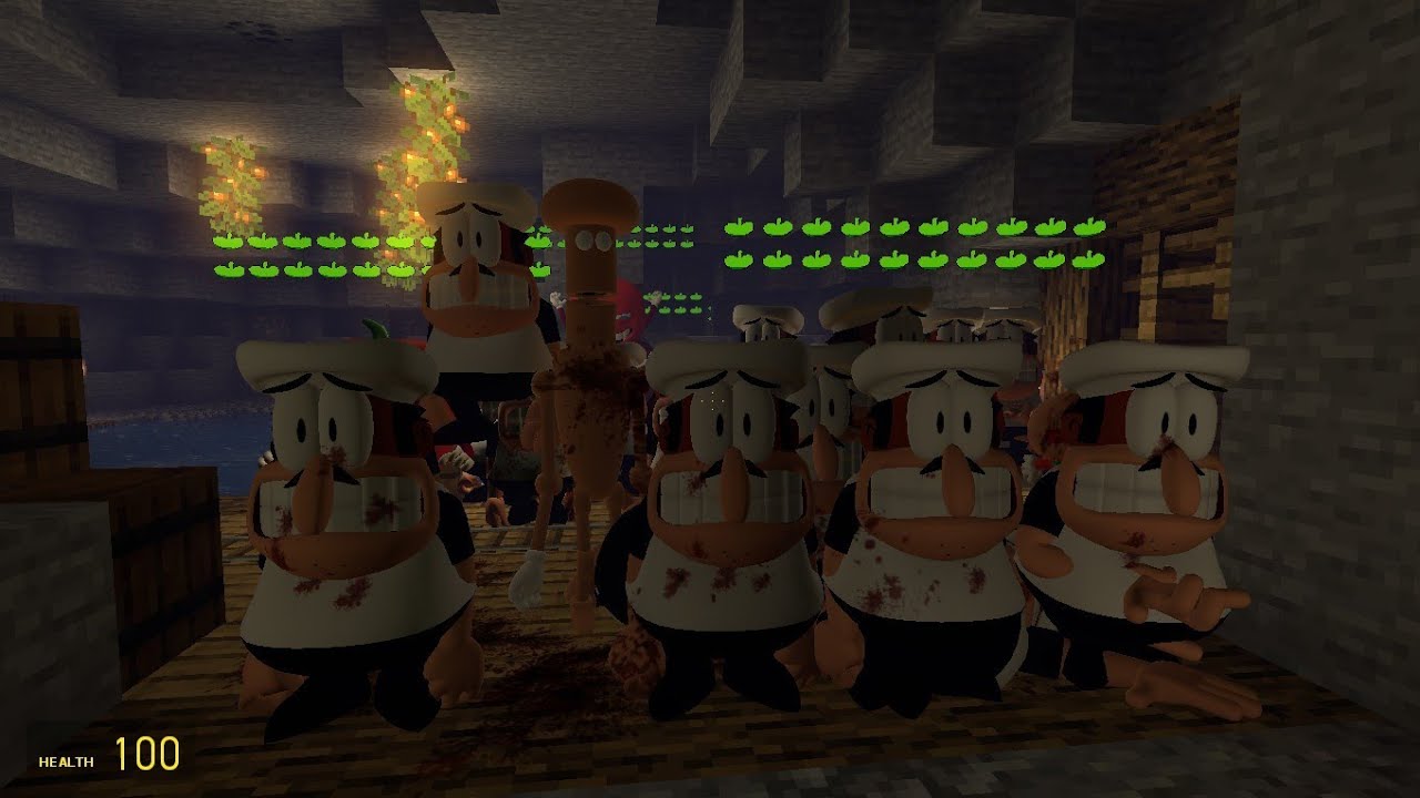 Pizza Tower In Minecraft - Garry's Mod - YouTube