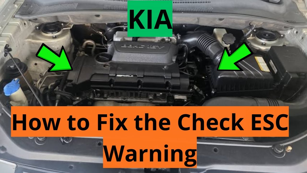 How to Fix the Check ESC Warning in Kia? - YouTube