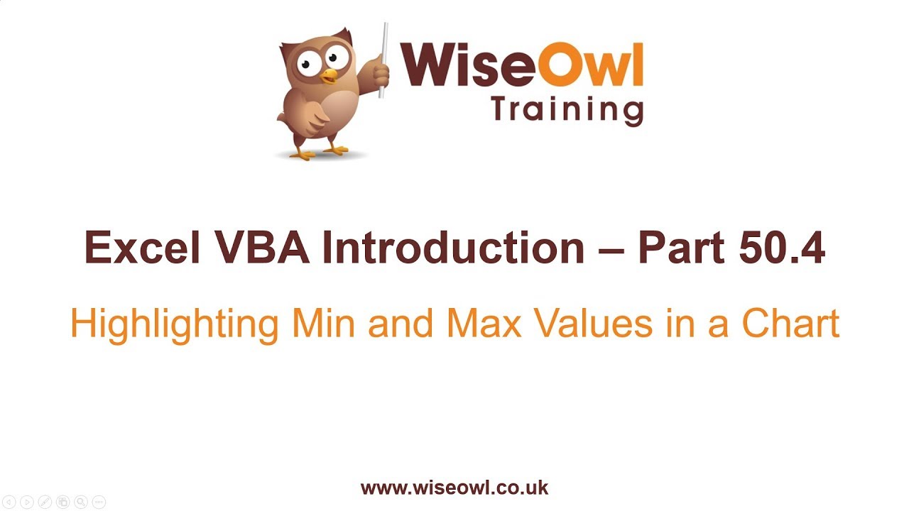 Excel VBA Introduction Part 50 4 Highlighting Min And Max Values In A Excel VBA Introduction Part 50 4 Highlighting Min And Max Values In A