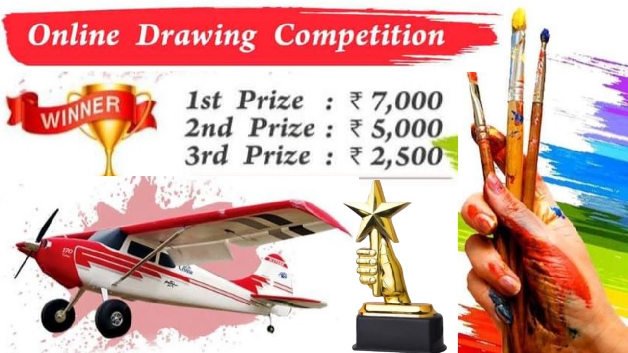 🥰🏆Win Attractive Prizes/ Online Drawing Competition 2022 Free Entry ...