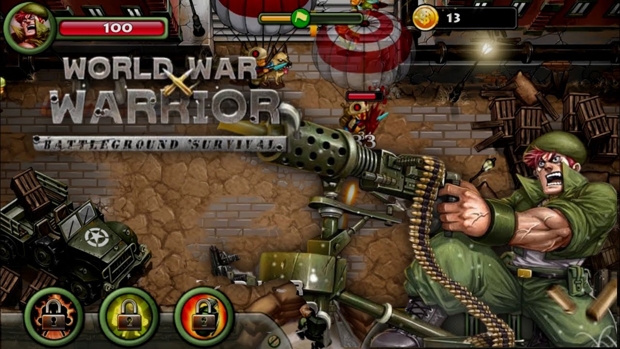 I have to stopped enemy entry in our land🗽 World War warrior gameplay ...