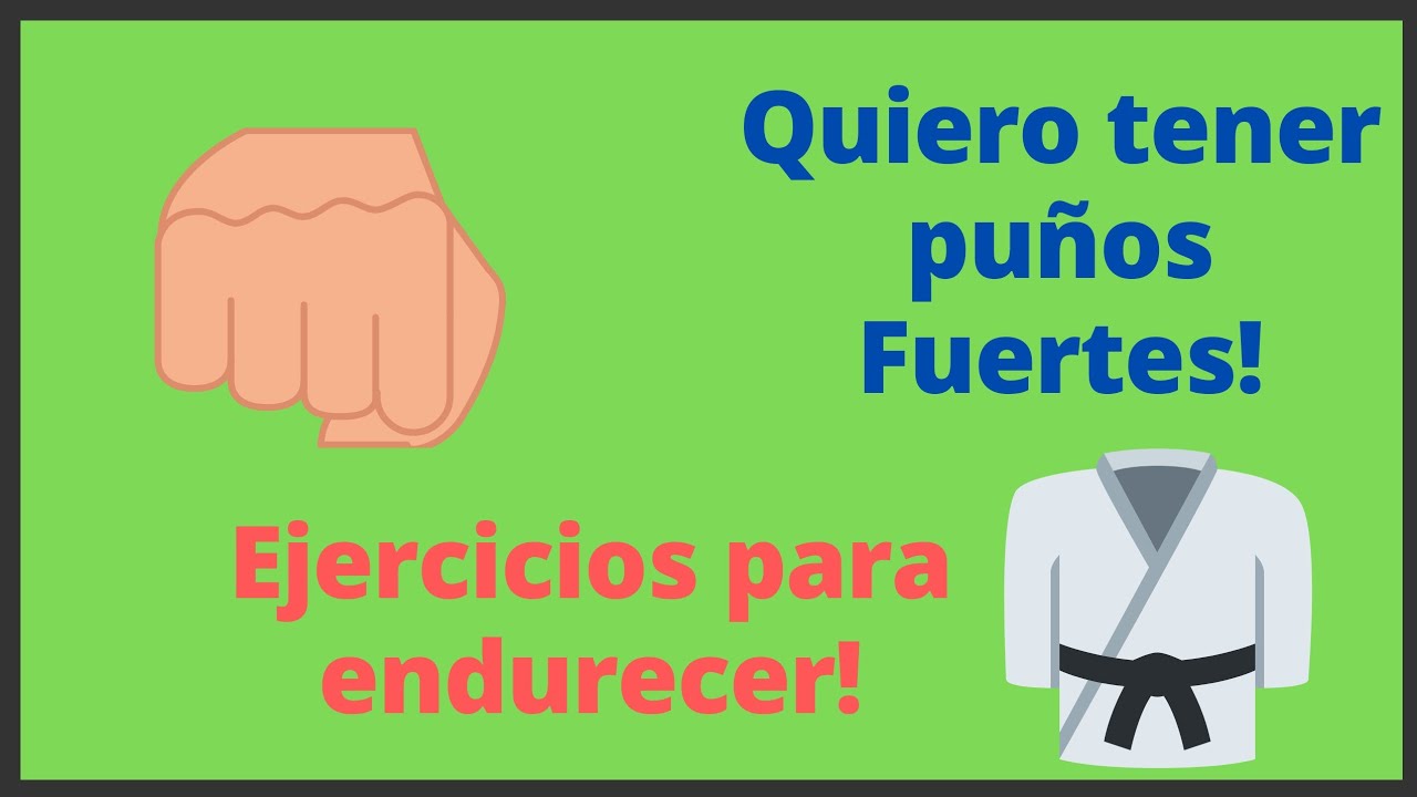 COMO endurecer los puños para HACER karate. Karate para PRINCIPIANTES ...