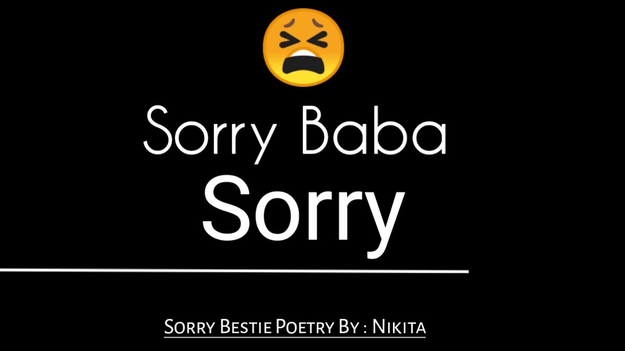 Sorry Bestie Poetry 😩🙏 | Sorry WhatsApp Status | Best Friend | Nikita's ...