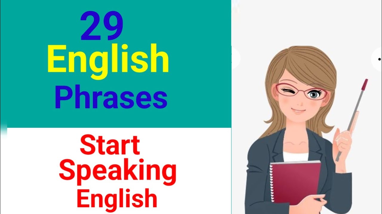Learn 29 English Phrases to Speak English Fluently|Basic+Advanced ...