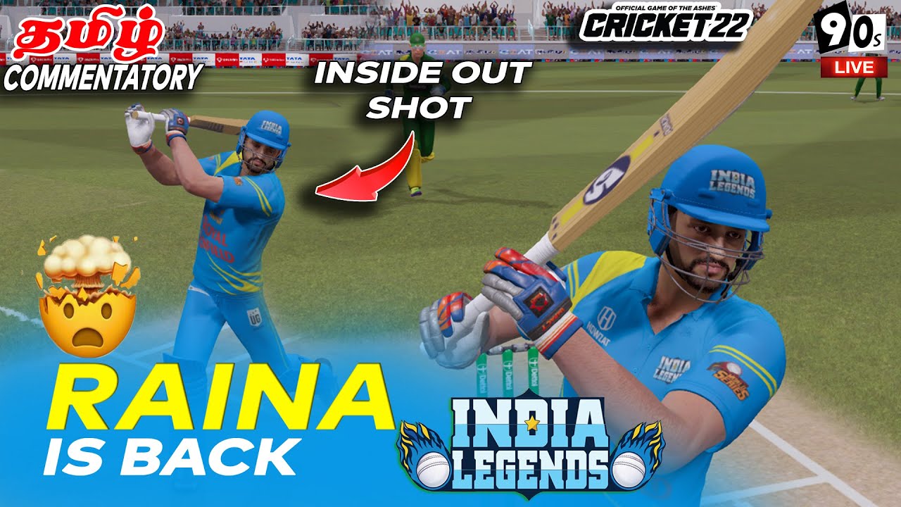 🦁Suresh Raina is Back in Indian Legends | Raina vs Steyn Revenge💥 | CSK ...