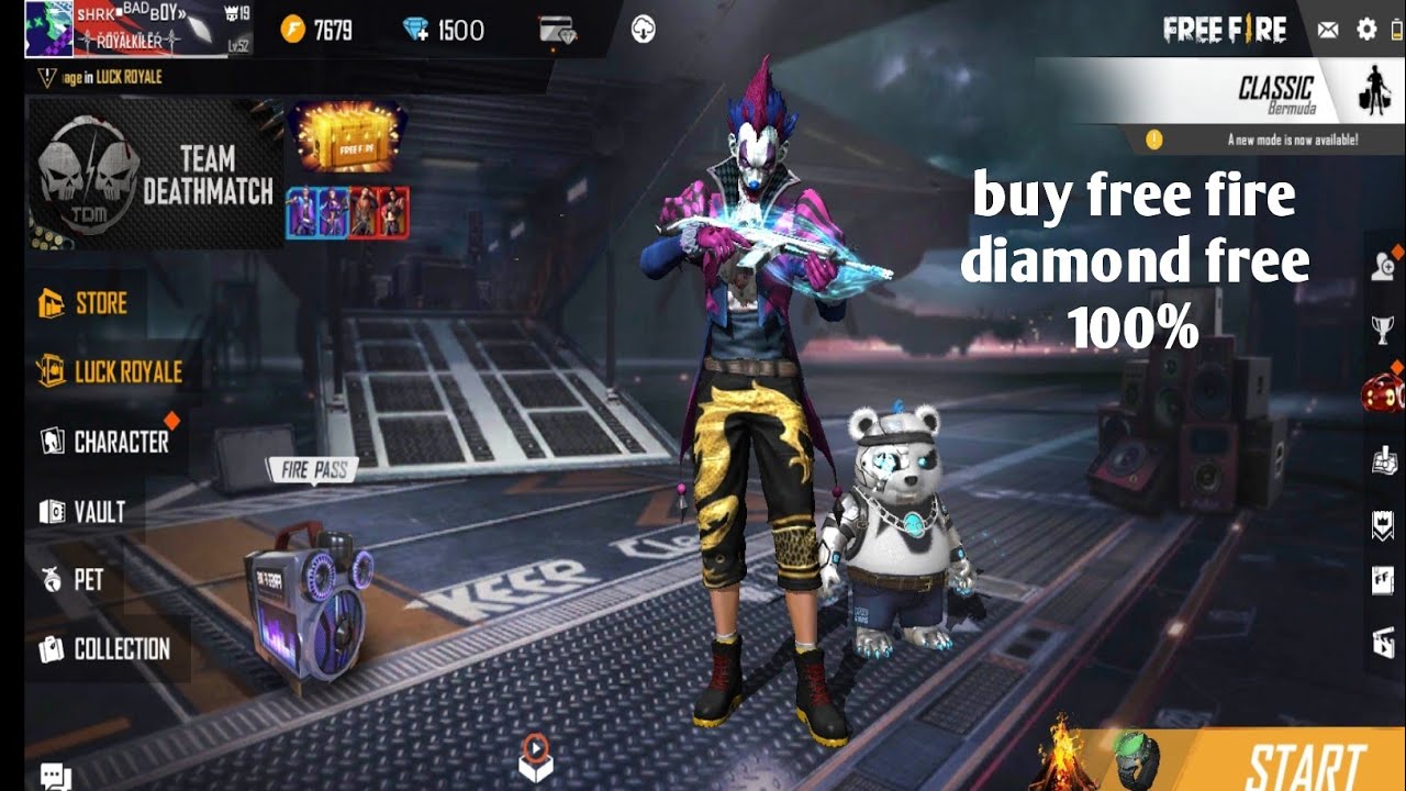 FREE FIRE FREE DIAMOND FOR ALL - YouTube