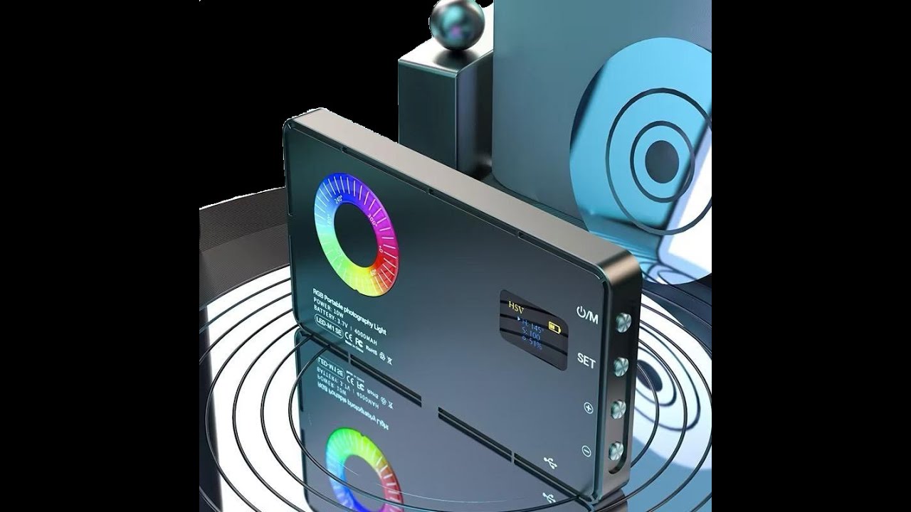 MAMEN RGB Portable Photography Light - YouTube