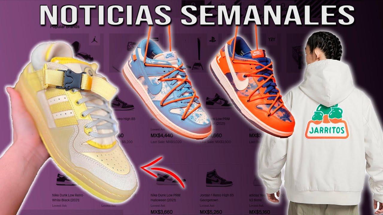 NIKE DUNK x OFF-WHITE & FUTURA | NUEVOS MODELOS DE BAD BUNNY ...