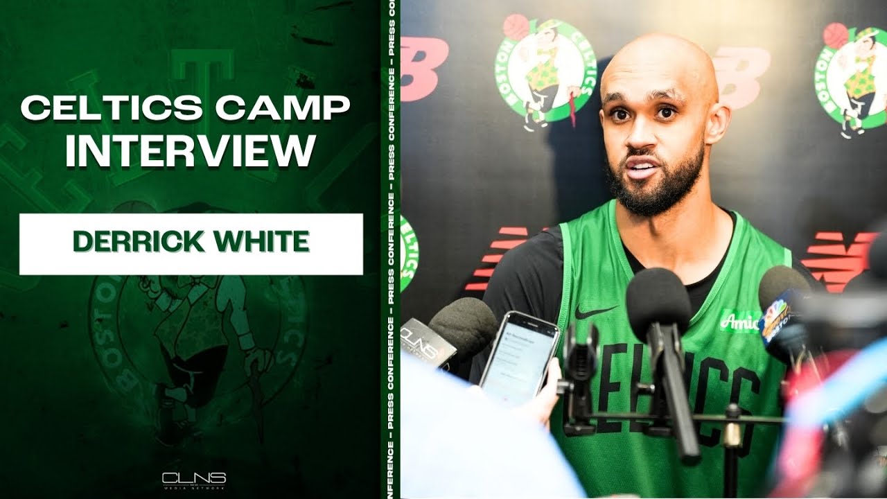 Derrick White on how Josh Minott defends in Celtics training camp