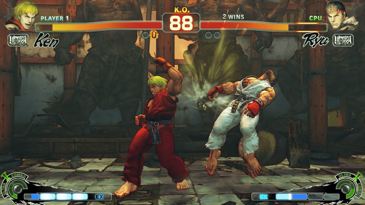 Ken vs Ryu - Ultra Street Fighter 4 - YouTube