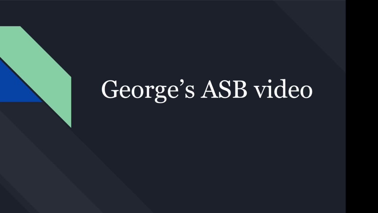 George’s ASB Video: President Candidate - YouTube