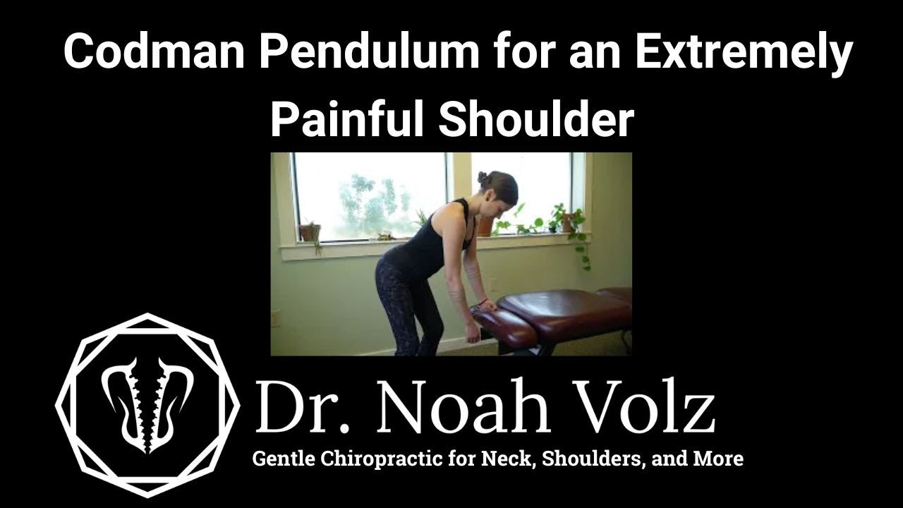 Codman Pendulum for an Extremely Painful Shoulder - YouTube