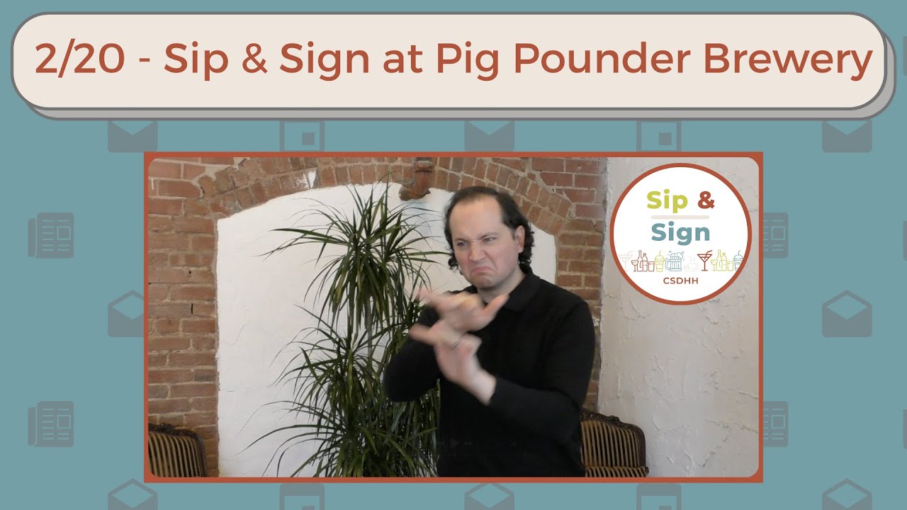 Sip & Sign - YouTube