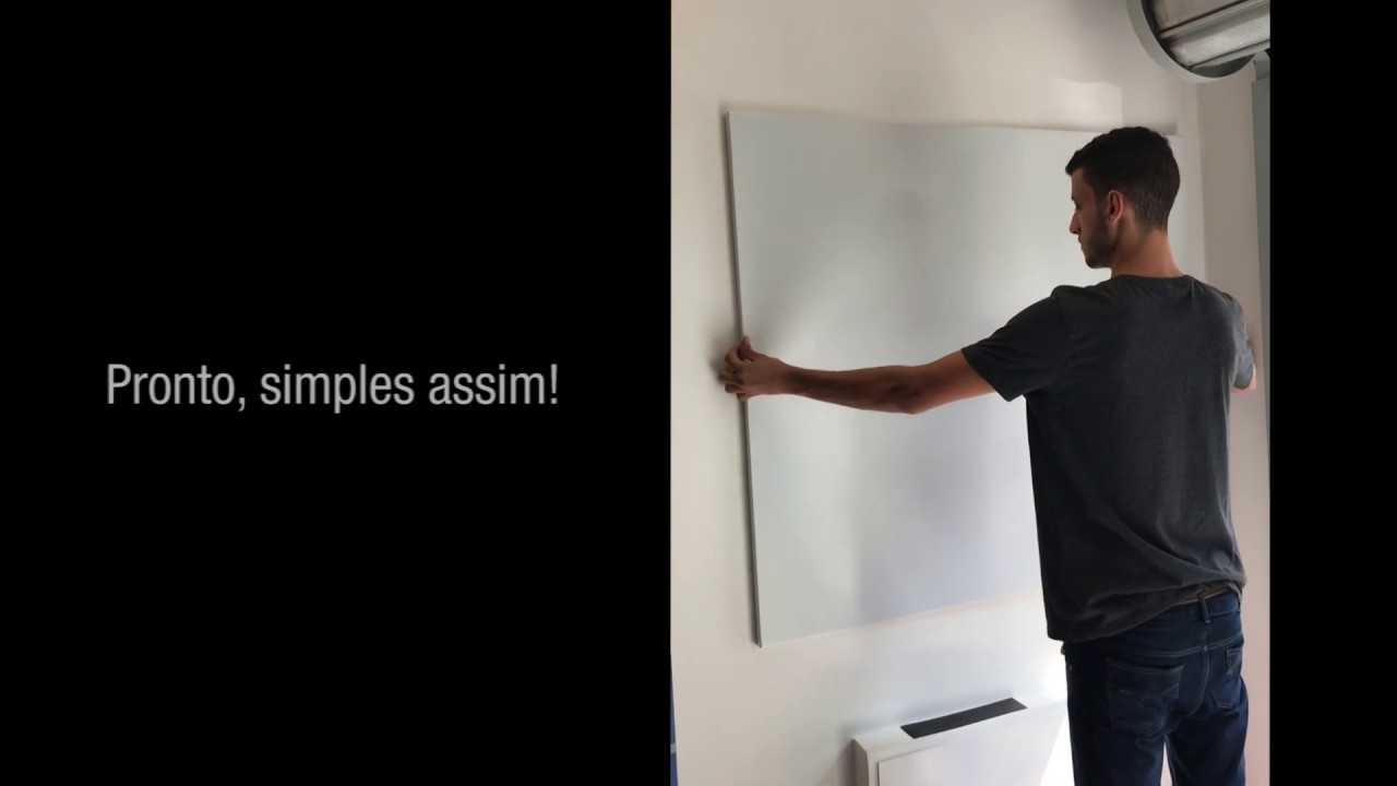 Painel Metálico para Ímãs - Instalação - YouTube