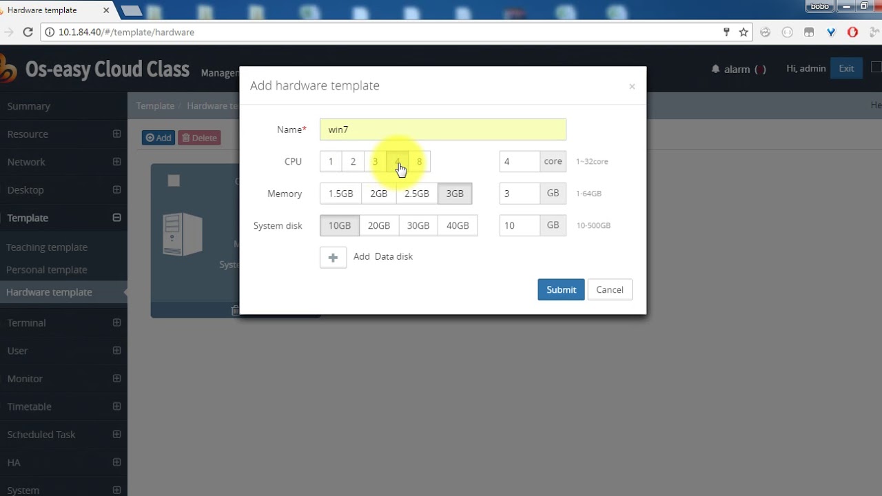 5 Create Hardware template - YouTube