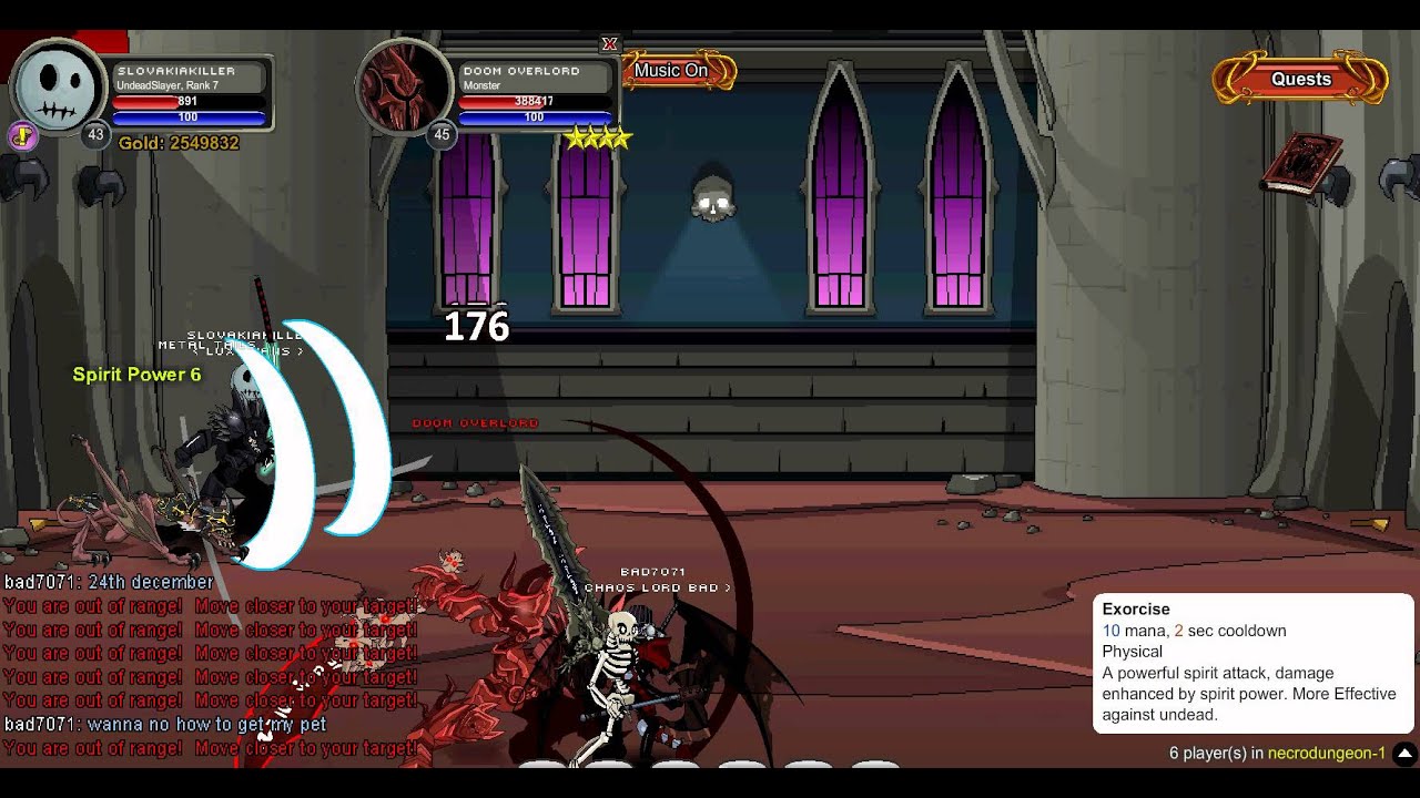=AQW= Doom Overlord Solo! //Aka 5000 DoomWood Rep!// - YouTube