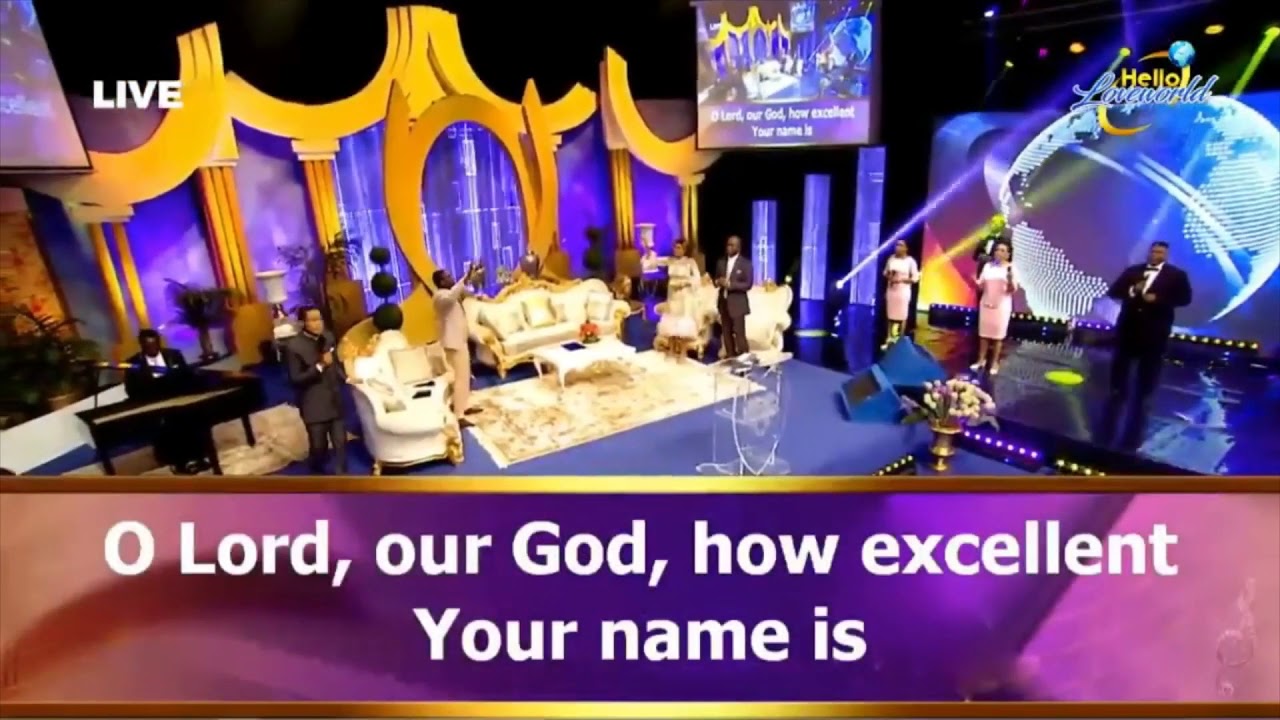 Oh Lord Our God, How Excellent Your Name Is: Pastor Chris - YouTube