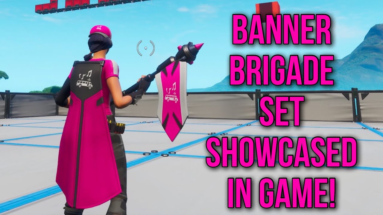 *NEW* FORTNITE BANNER SKINS! BANNER BRIGADE SET SHOWCASED IN GAME ...