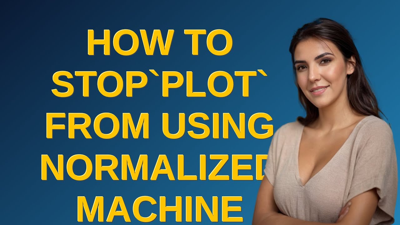 Mathematica: How to stopPlot from using normalized machine numbers ...