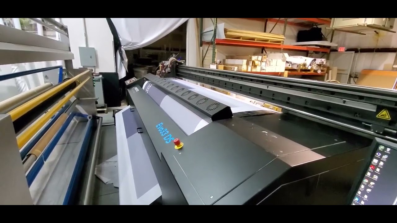 For sale. DEB, LLC. Evolution EVO33 DS 126″ Printer - YouTube