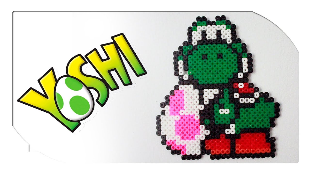 HAMA BEADS: YOSHI 💜 - YouTube