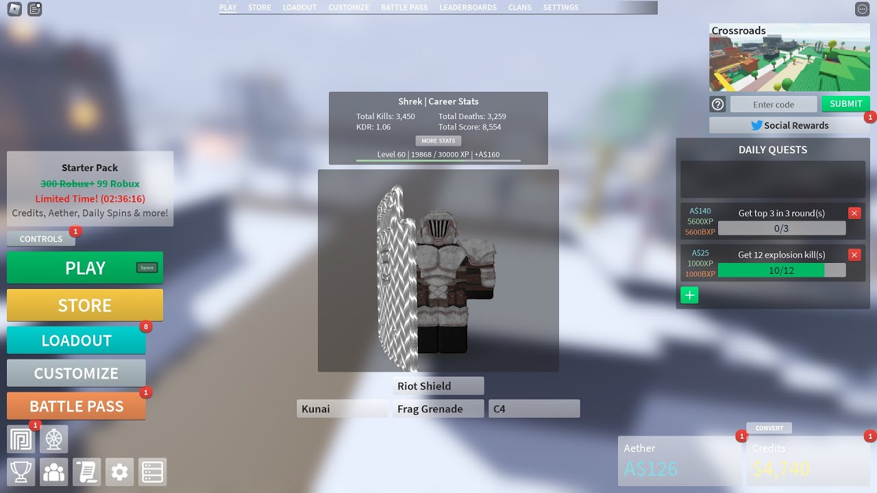 The Riot Shield / Combat Warriors / Roblox - YouTube