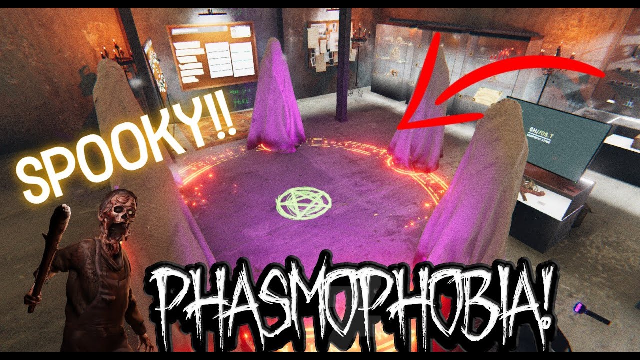 NEW HOLLOWEEN LOBBY | Phasmophobia | Spooky Season time - YouTube