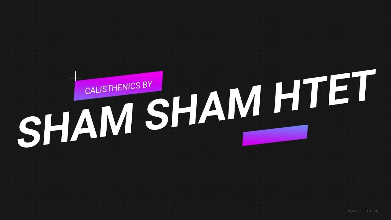 Basic calisthenics workout [sham sham htet ] - YouTube