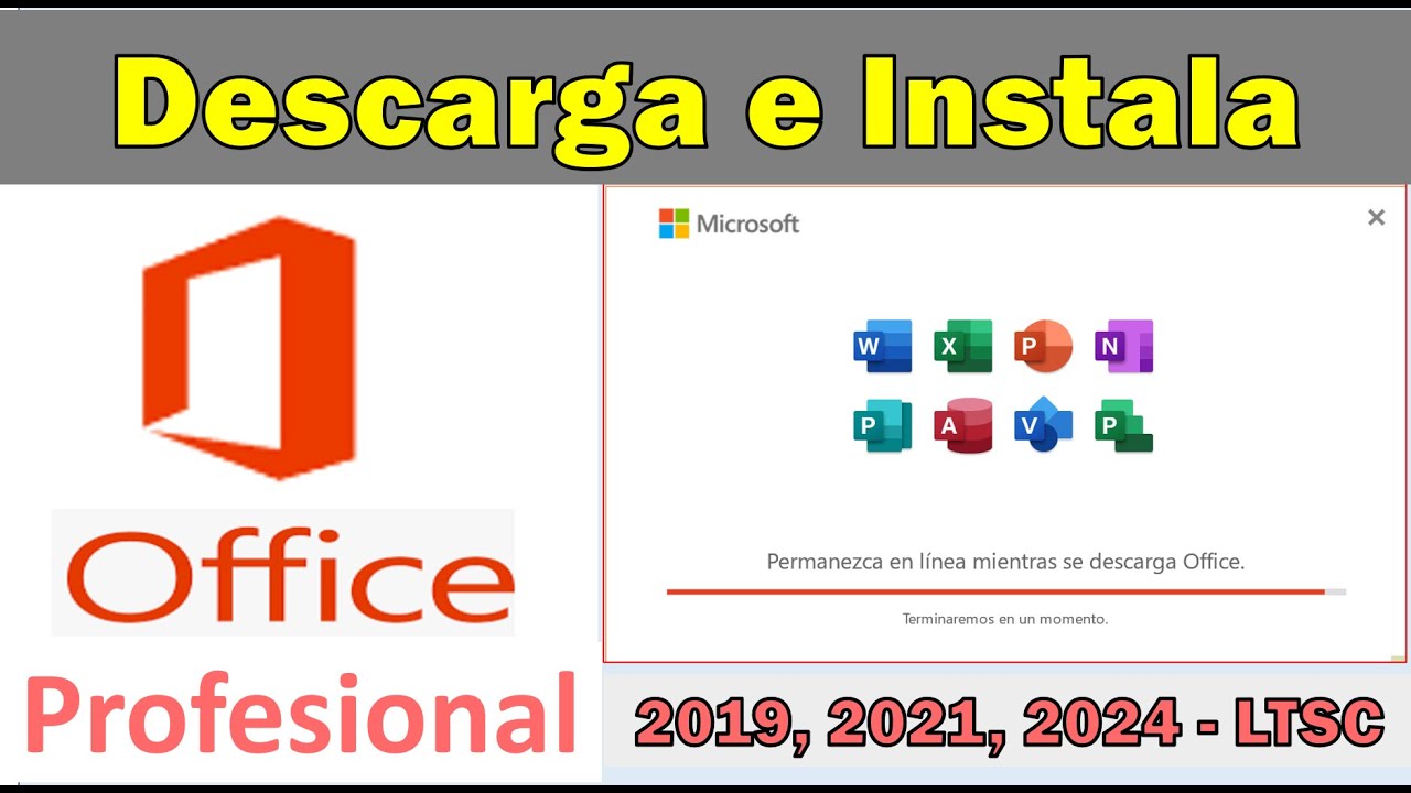 Como descargar e instalar OFFICE 2021 con Visio y Project de manera legal y seguro en 2024 - YouTube