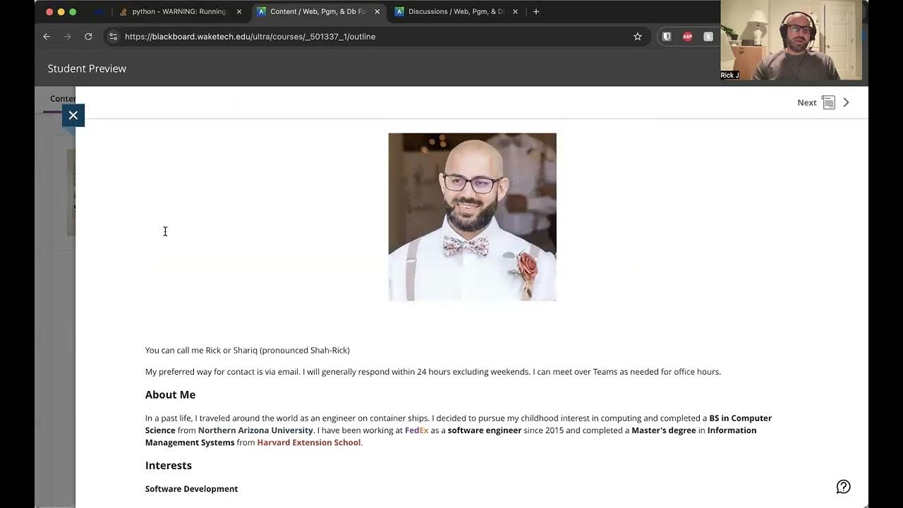 Intro to CTI-110 SP25 - YouTube