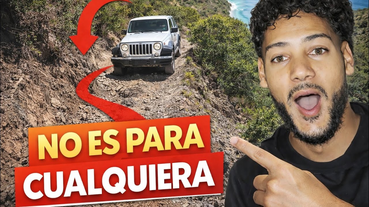 El camino más Arriesgado de Constanza hasta Playa Blanca (Azua) - YouTube