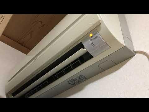 日立ルームエアコンRAS-N22S 最後の稼動シーン - YouTube