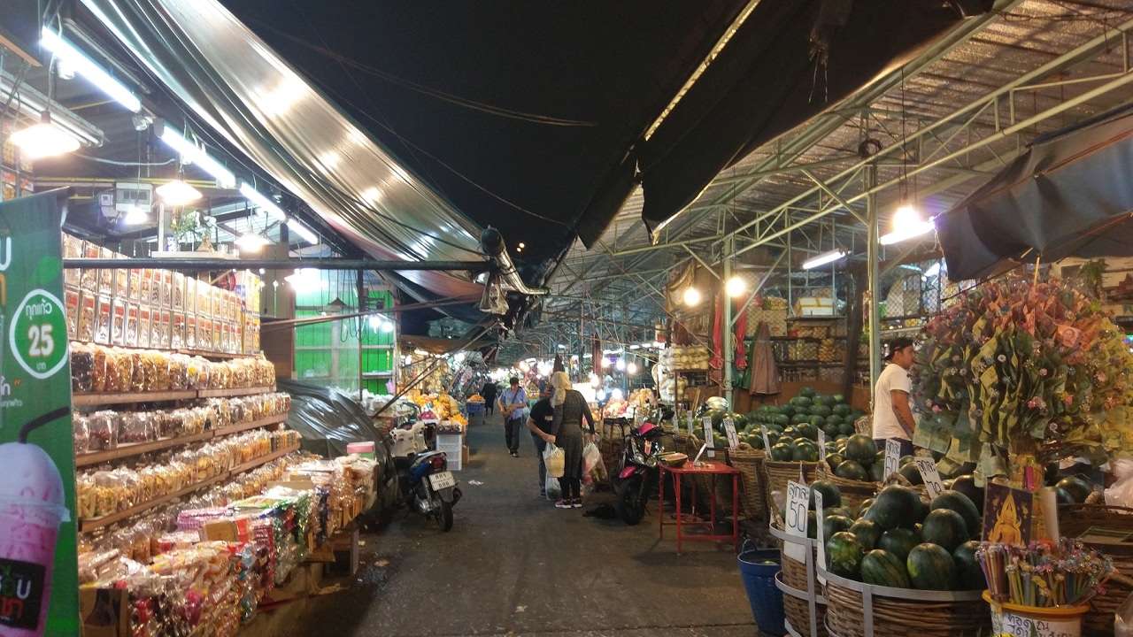 khlong toei market bangkokへ行ってきた。 - YouTube