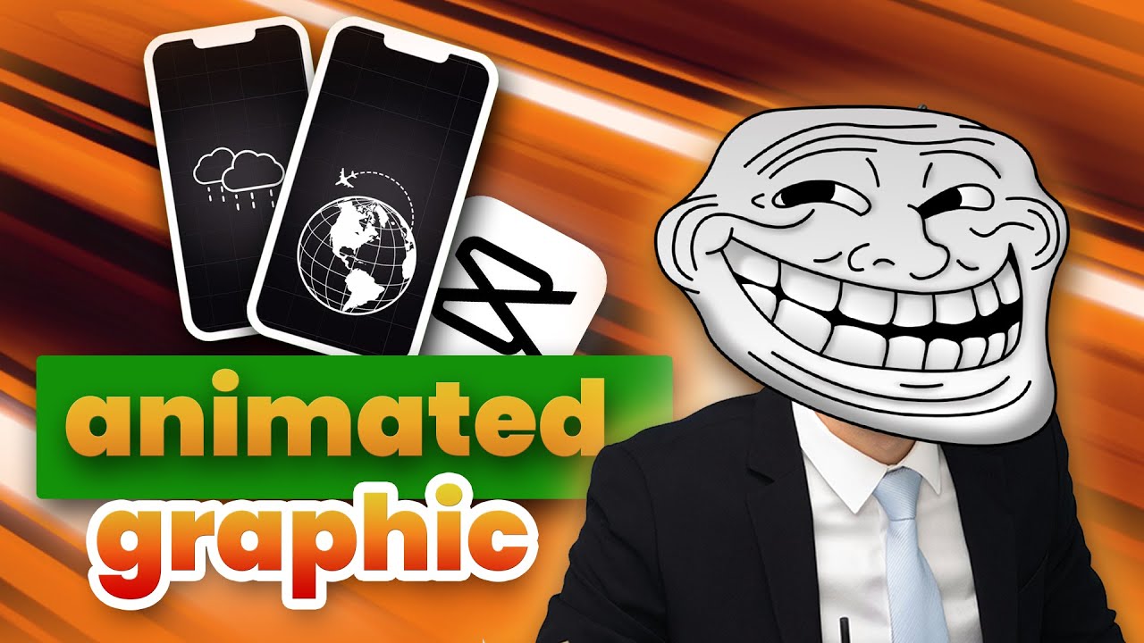 2 AMAZING GRAPHIC ANIMATION | Cara Membuat Motion Graphic di Capcut ...