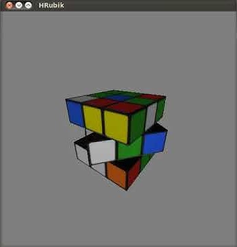Rubik's Cube in Haskell with OpenGL (with Textures) - YouTube