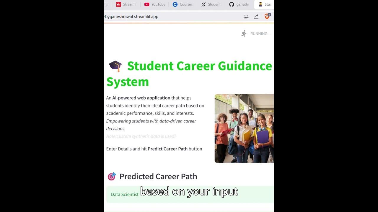 Build a Career Guidance System | Predict future | Ganesh Rawatz - YouTube