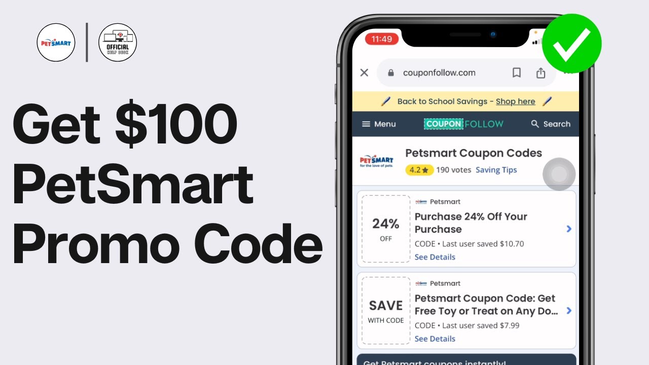 How To Get $100 PetSmart Promo Code 2024 (BEST DEALS) - YouTube