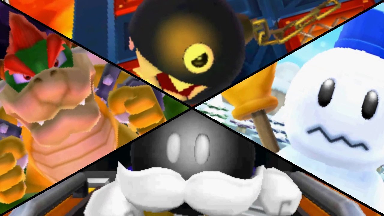 Mario Party: Island Tour - All Boss Battle Minigames - YouTube