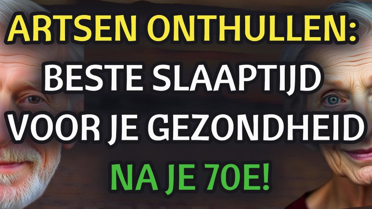 ‼️ Beste bedtijd na 70? Arts onthult 8 slaaptips voor betere gezondheid ...