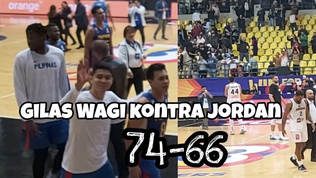 Gilas Pilipinas wagi kontra Jordan ang ganda ng laban Kai sotto monster ...