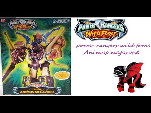 power rangers wild force animus toy review - YouTube