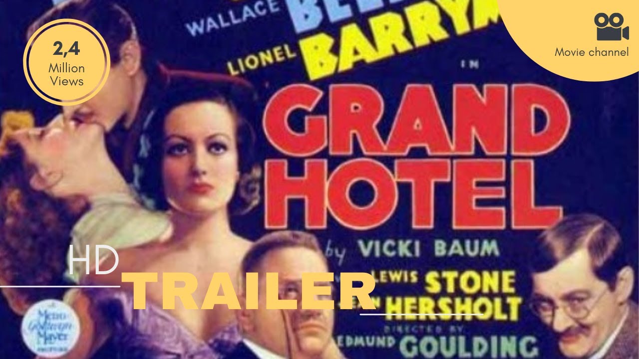 Grand Hotel Greta Garbo Joan Crawford Barrymore's Special Narrated Bio ...