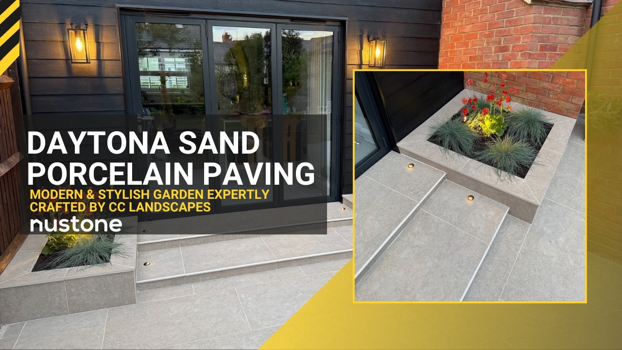Brighten Up Your Garden with Daytona Sand Porcelain Paving! - YouTube