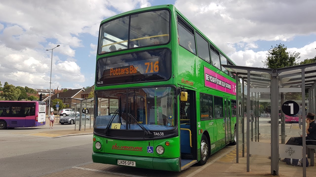 *FAST* LK05GFO TA638 Nu-Venture (ex Metroline) Dennis Trident ALX400 ...